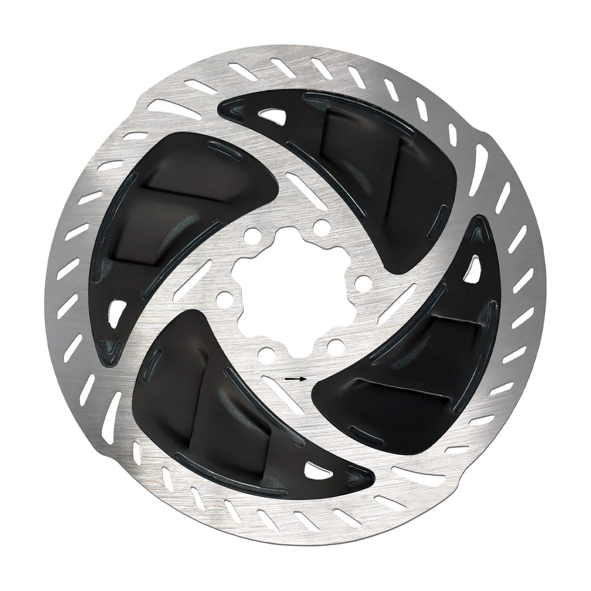 Zephyr Finned Disc Brake Rotor - 6-Bolt - Black – Epic Bleed Solutions